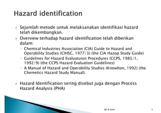 Hazid & hazops | PDF