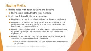 Hazing prevention in high school and college | PPT