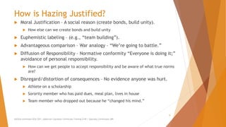 Hazing prevention in high school and college | PPT