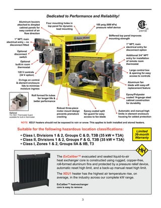 Hazloc Explosion-proof Heaters XEU1 - Brochure | PDF | Home Appliances ...