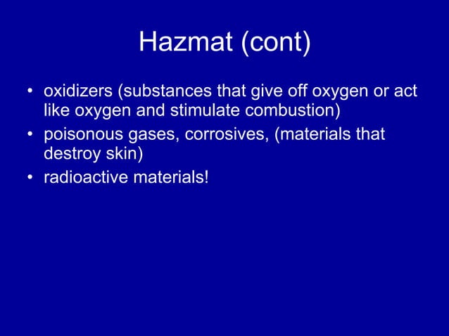 Hazmat | PPT | First Aid | Injuries