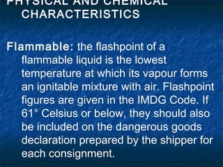 Hazmat - decodning the IMDG Code | PPT