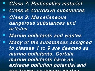 Hazmat - decodning the IMDG Code | PPT