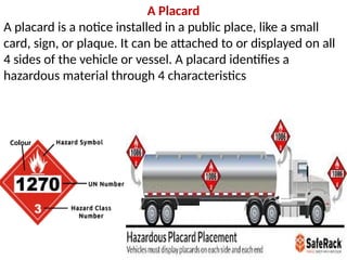 HAZMAT.HAZARDOUS CHEMICALS FOR INDUSTRIAL TRAINING | PPTX