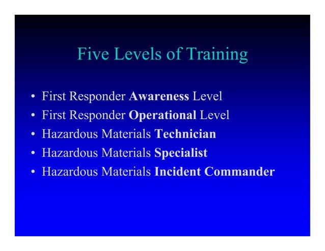 HAZMAT AWARENESS | PDF