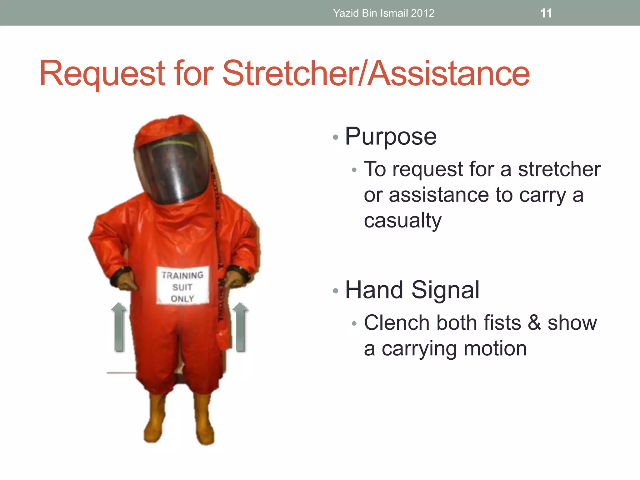Hazmat Ops Hand signs | PPTX