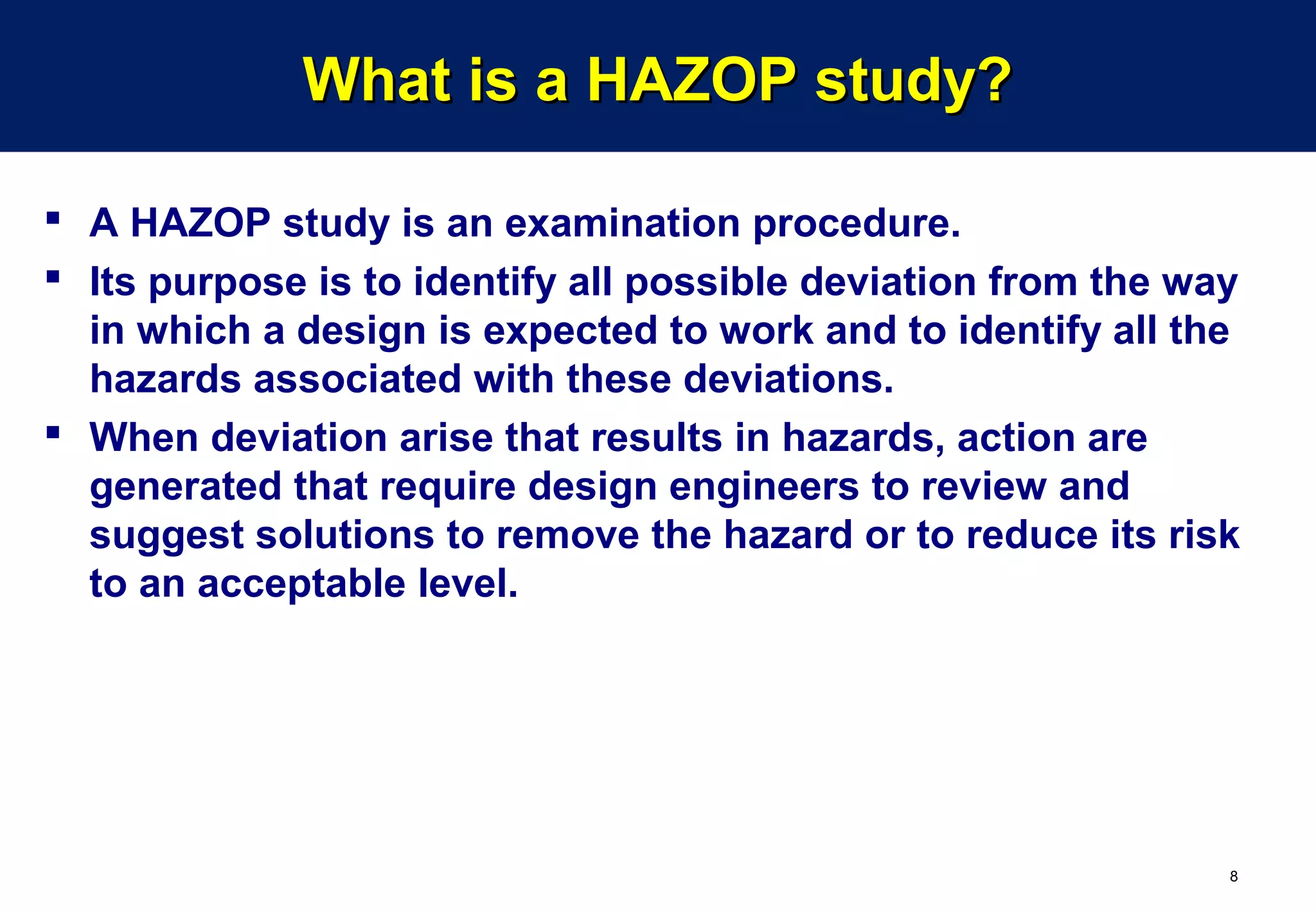 Hazop Study | PPT