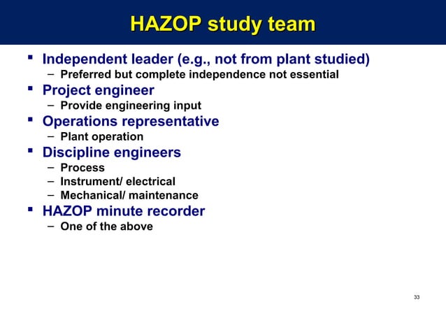 Hazop Study | PPT