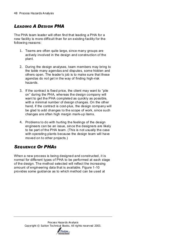Process Hazards Analysis | PDF