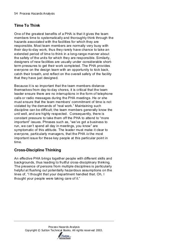 Process Hazards Analysis | PDF