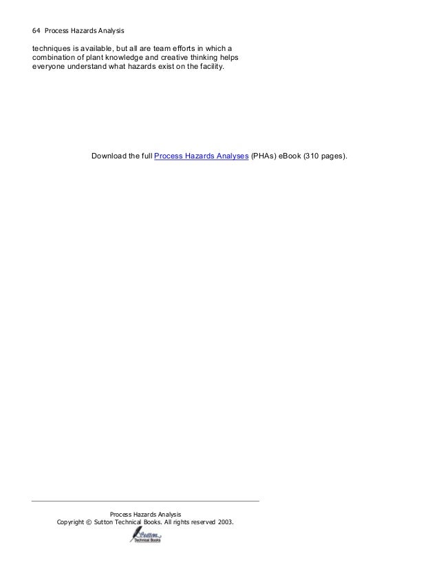 Process Hazards Analysis | PDF