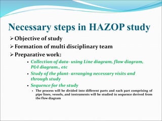 Hazard operability study - in Industires and plant | PPT