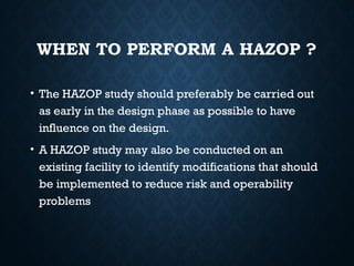 A comprehensive guide to HAZOP: purpose, hazop study, analysis process ...