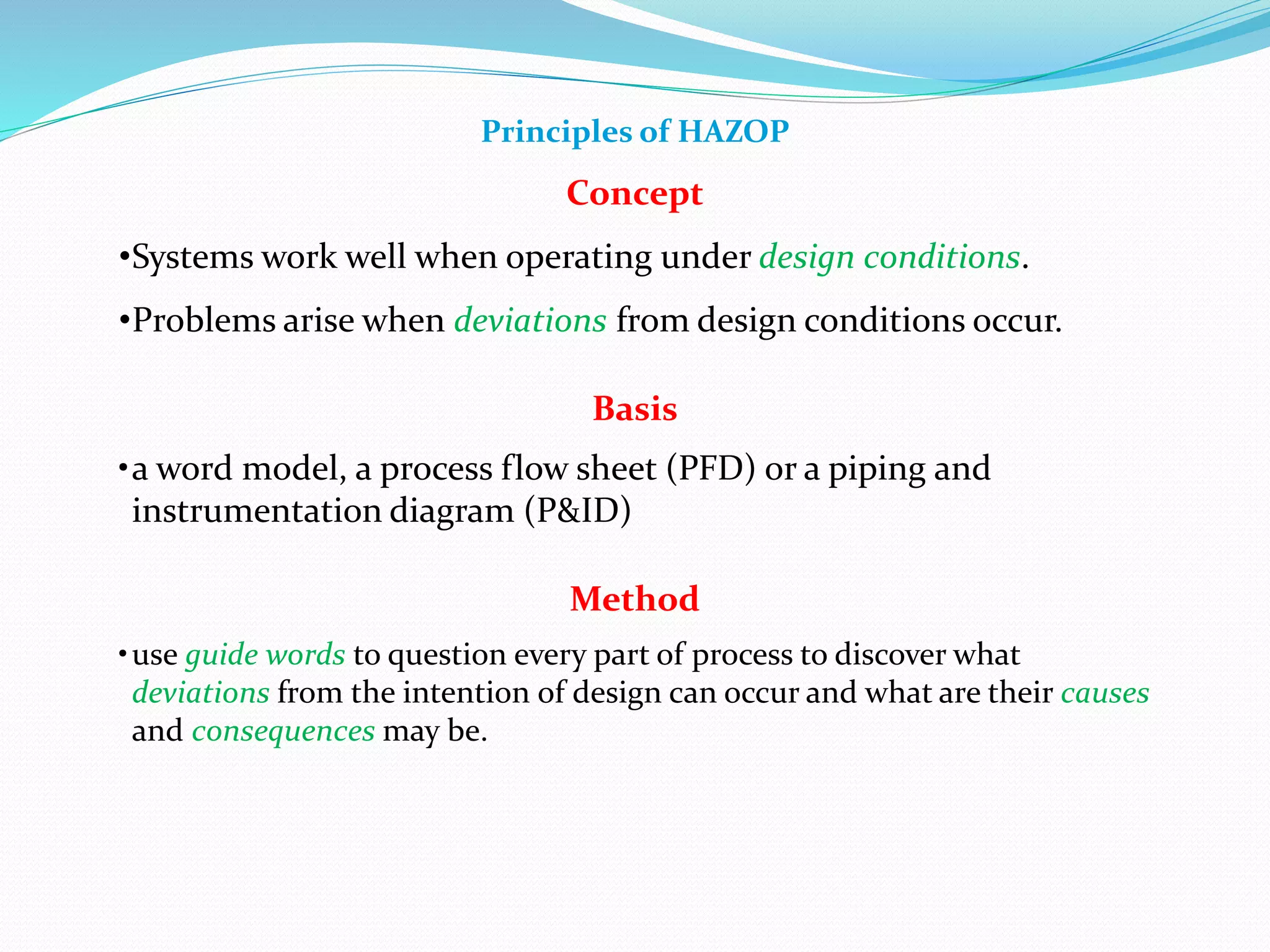 Hazop Hazard and Operability Study | PPTX