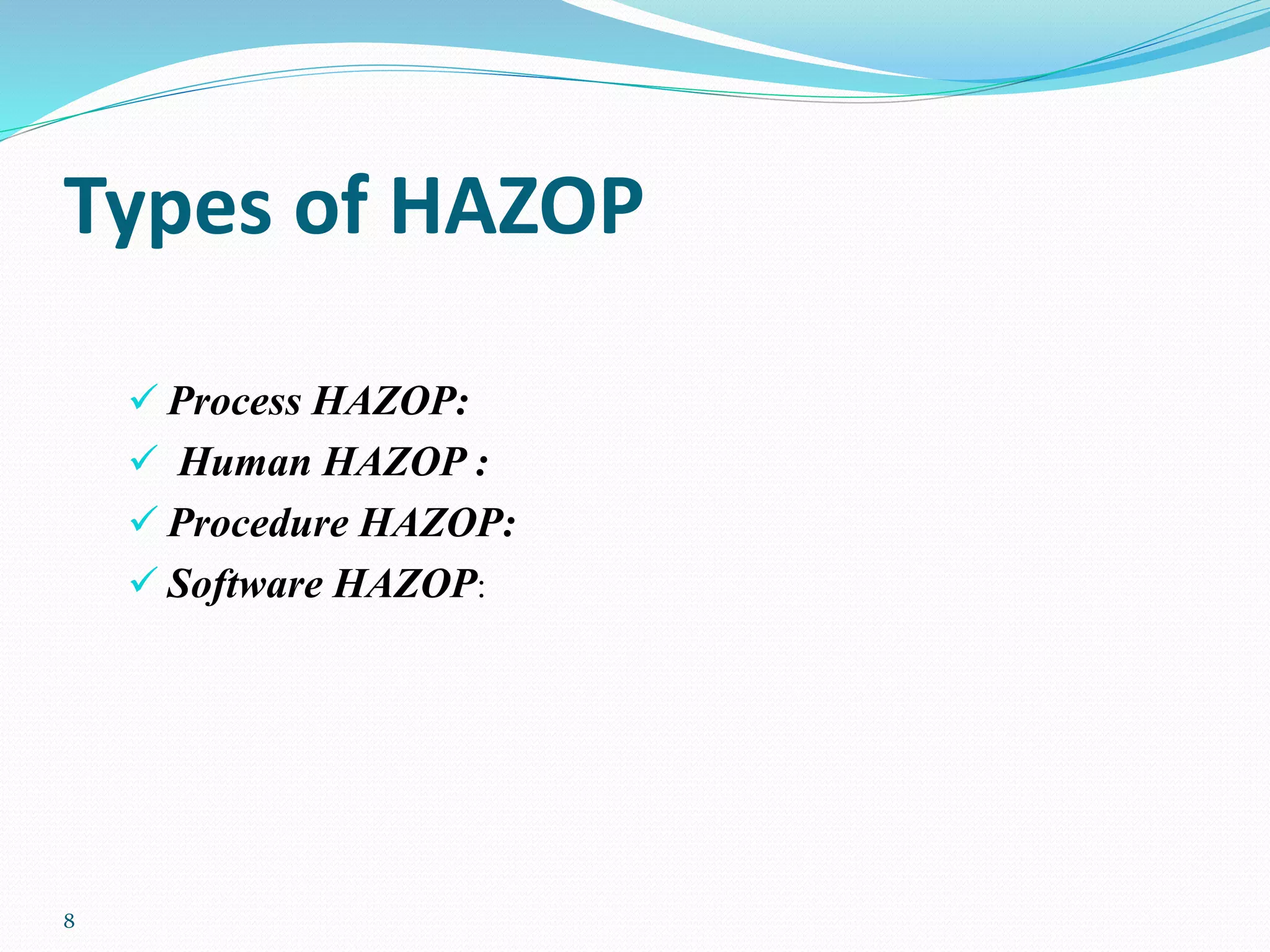 Hazop Hazard and Operability Study | PPTX