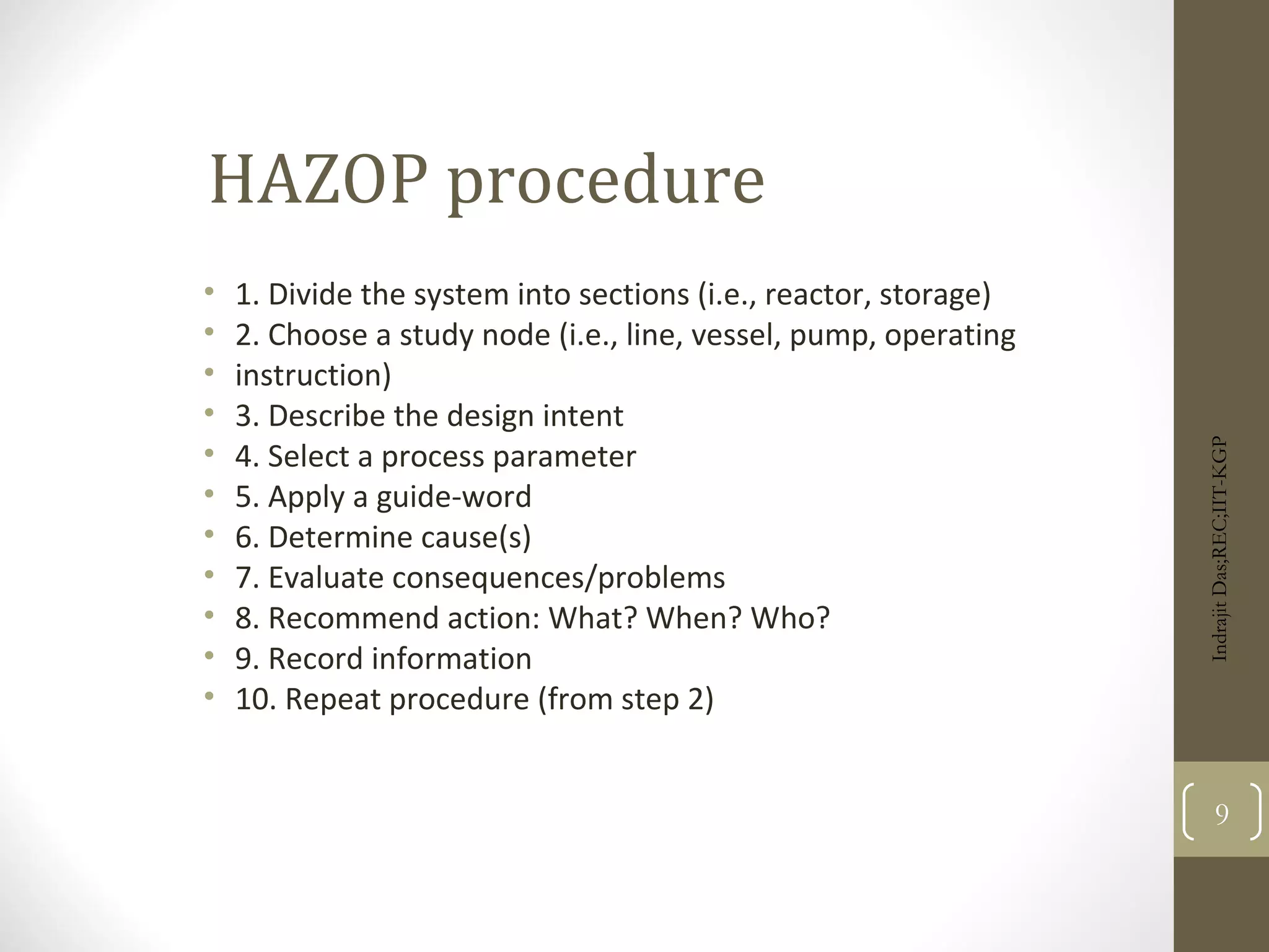 Hazop analysis | PPT