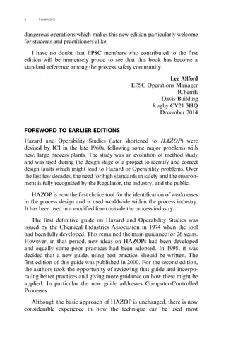 Hazop guide to best practices | PDF