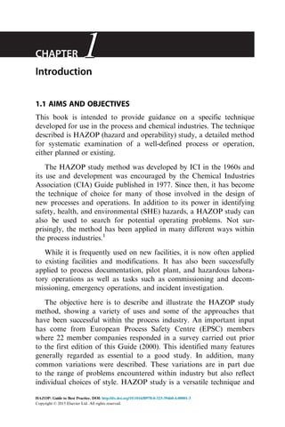 Hazop guide to best practices | PDF