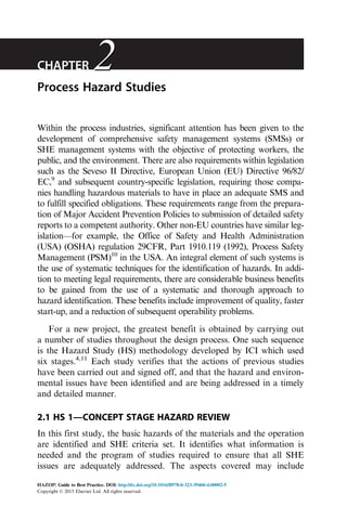 Hazop guide to best practices | PDF