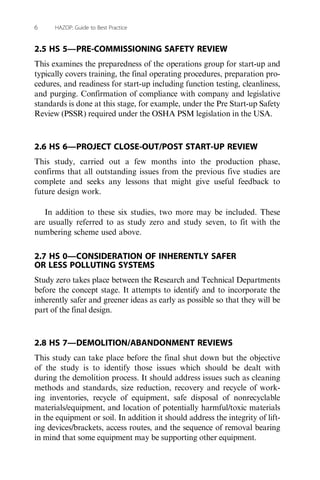 Hazop guide to best practices | PDF