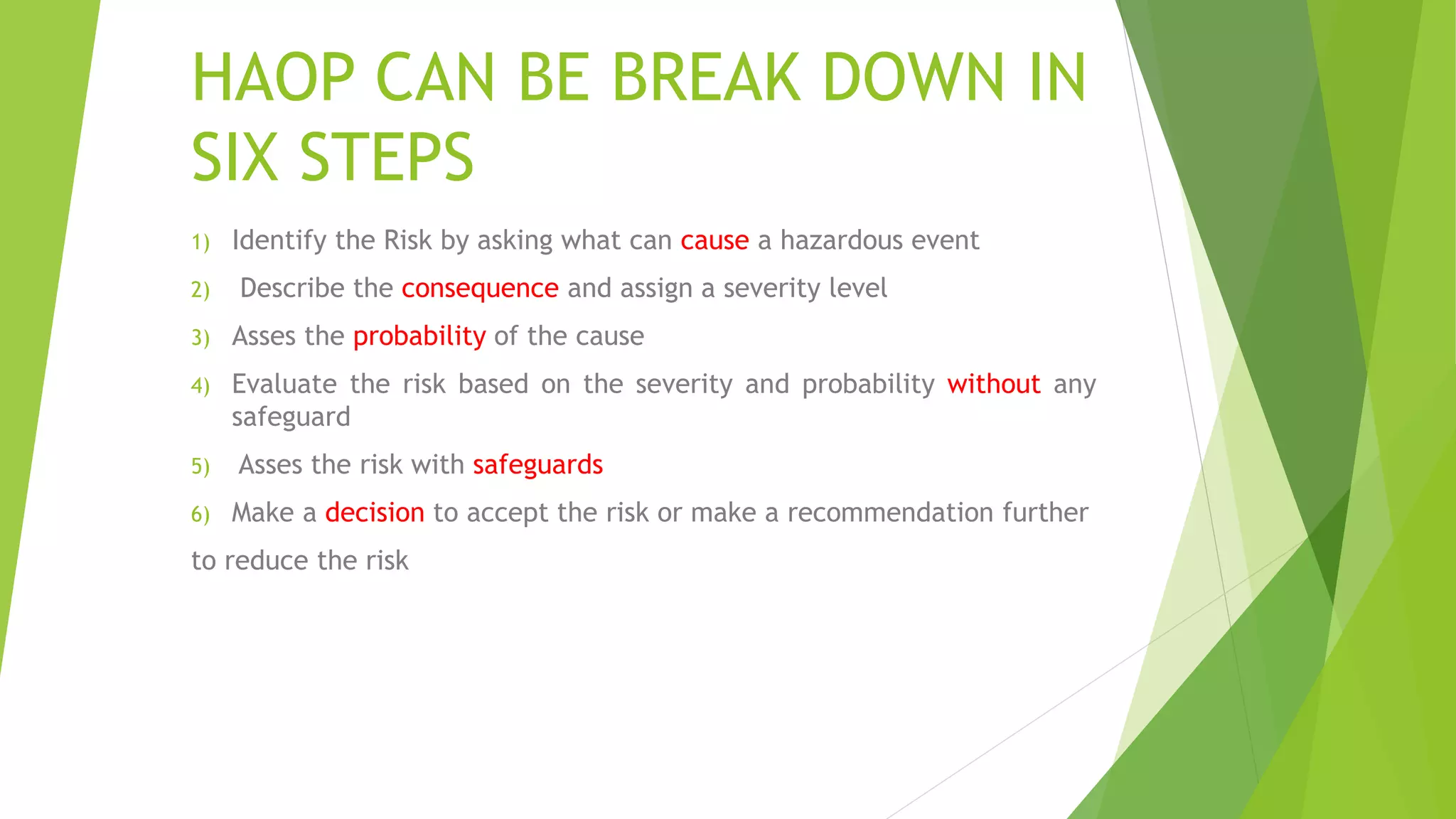 Hazop & hazan | PPTX