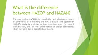 Hazop & hazan | PPTX