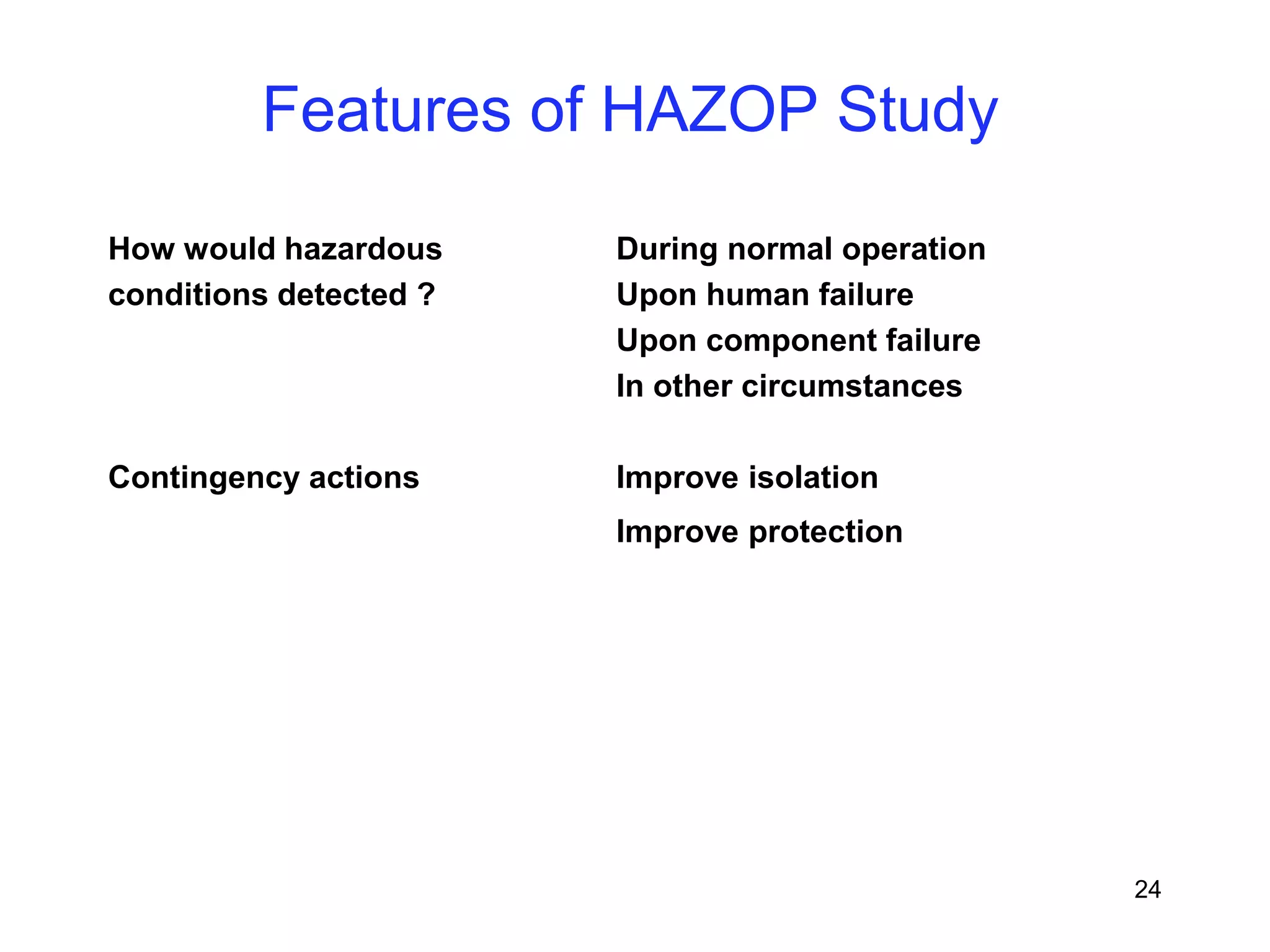 Hazard and Operability Study (HAZOP) | Gaurav Singh Rajput | PPTX