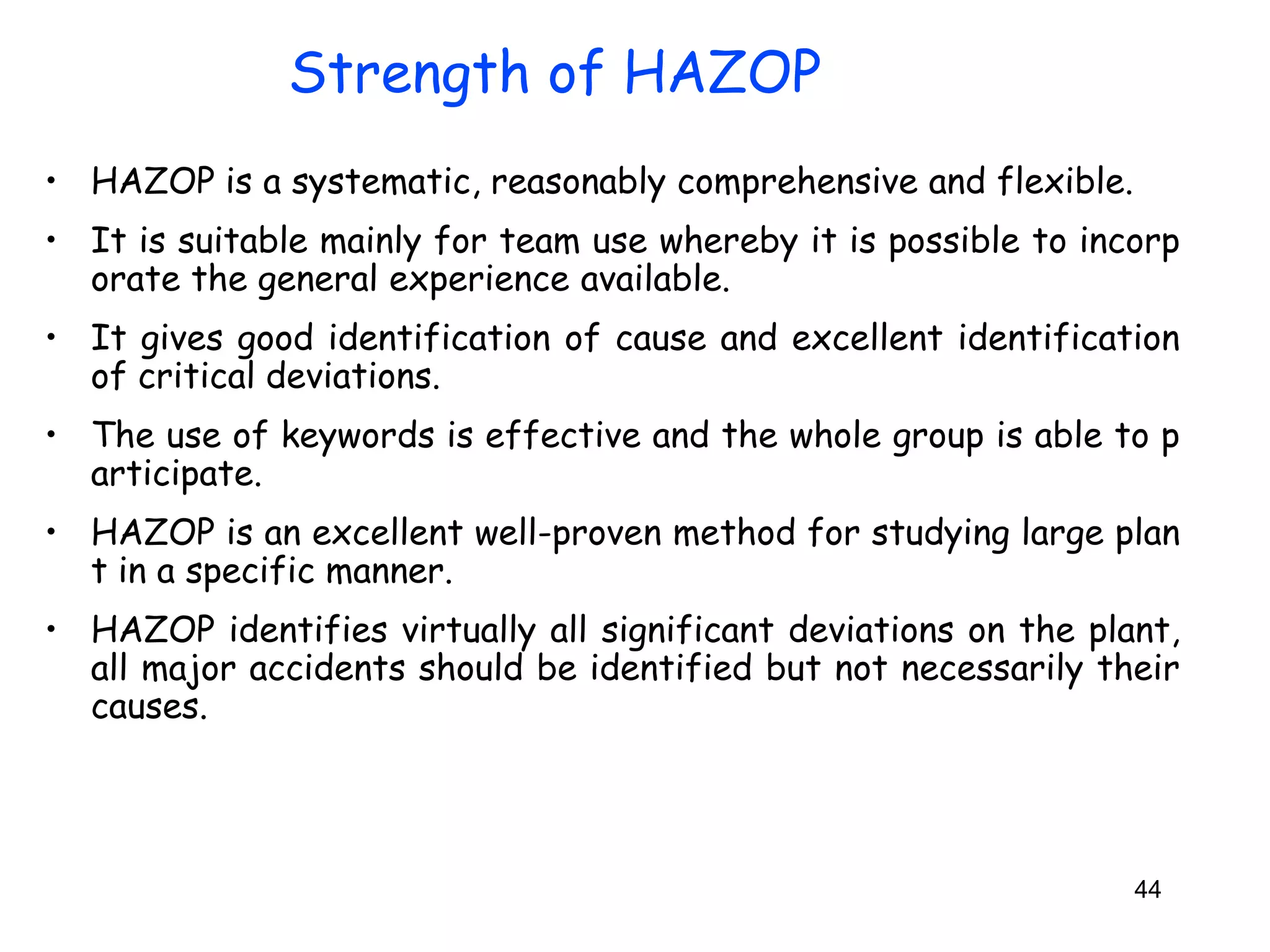 Hazard and Operability Study (HAZOP) | Gaurav Singh Rajput | PPTX