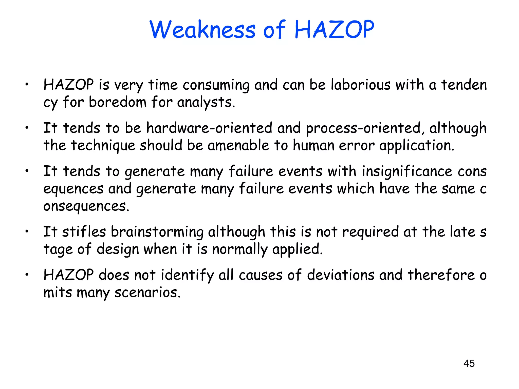 Hazard and Operability Study (HAZOP) | Gaurav Singh Rajput | PPTX