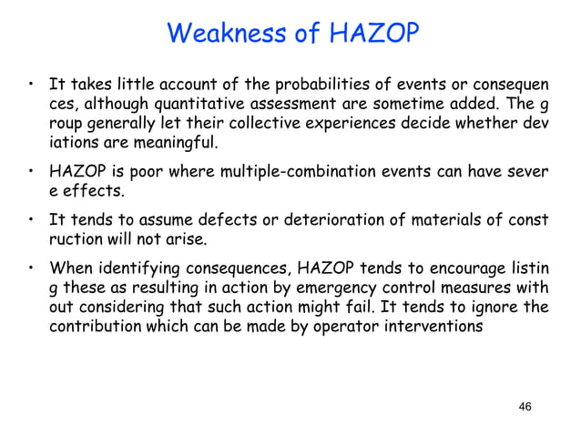 Hazard and Operability Study (HAZOP) | Gaurav Singh Rajput | PPTX