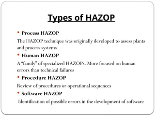 Basic Tool to Carry out hazop study of Plant | PPTX