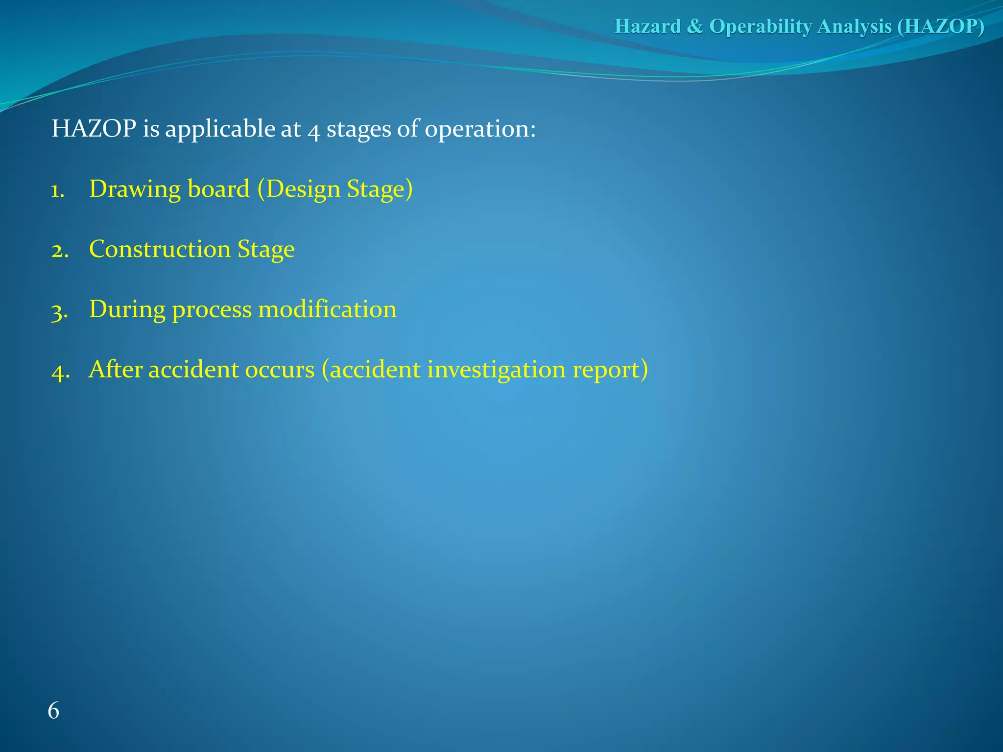 Hazop_study_introduction | PPTX