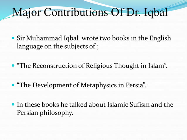 Dr. Allama Muhammad Iqbal | PPTX