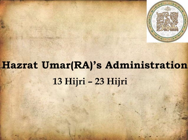 Hazrat umar | PPTX