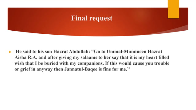 Hazrat umar (R A) | PPTX