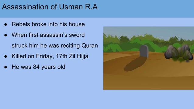 Hazrat Usman R.A | PPTX | Islam | Religion & Spirituality