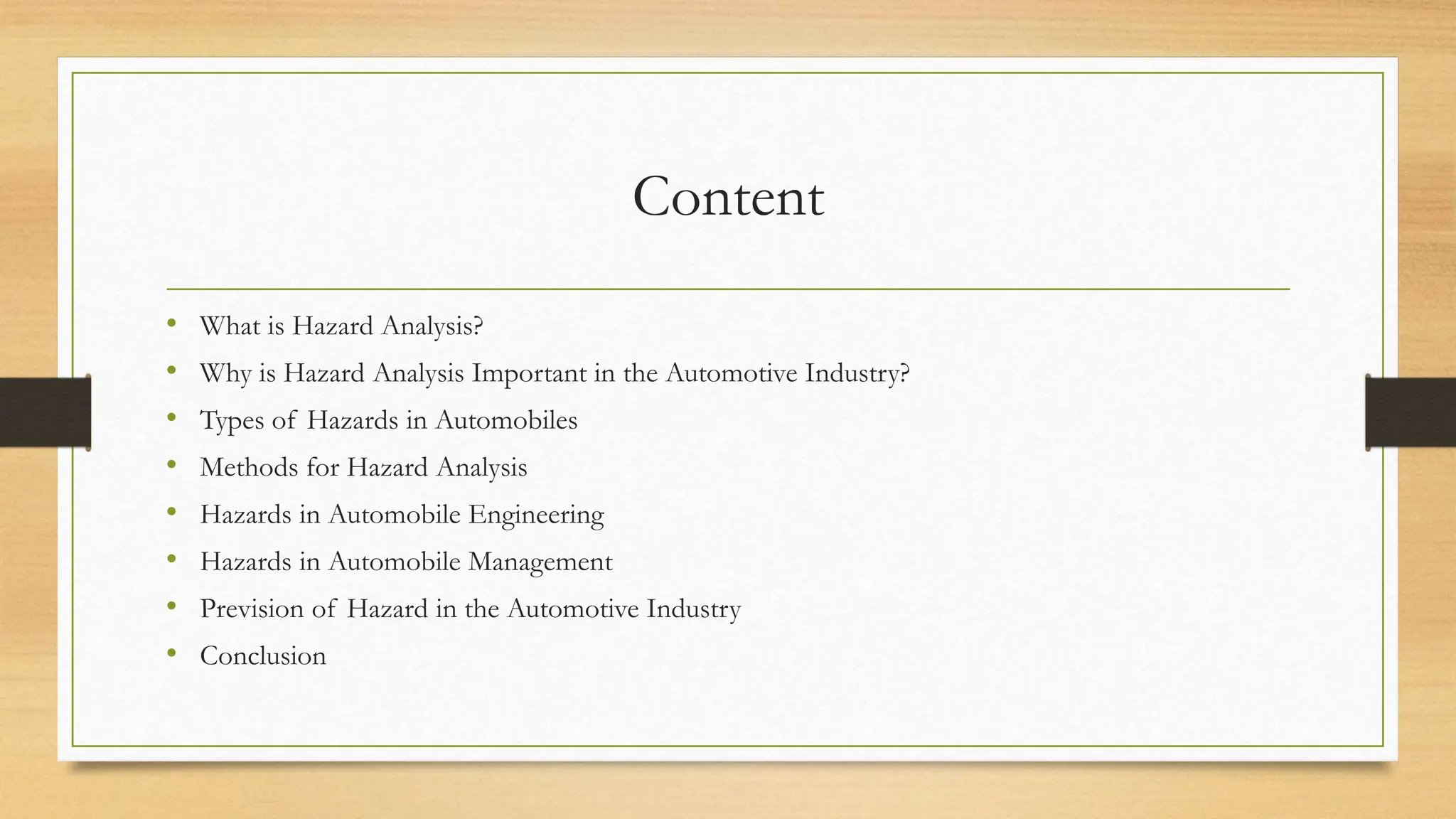 Hazrd Analysis of Automotive Industry (2).pptx
