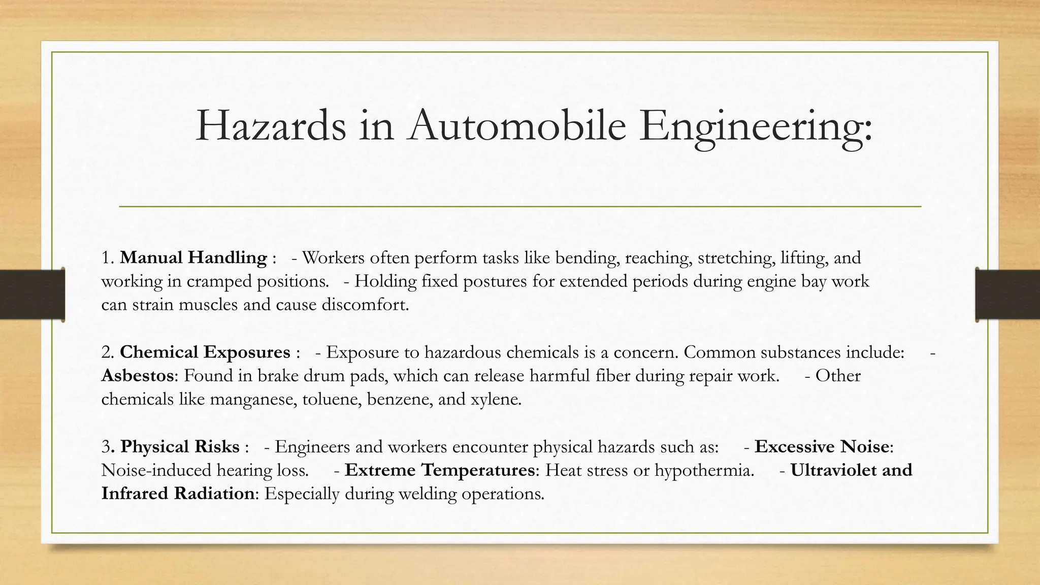 Hazrd Analysis of Automotive Industry (2).pptx