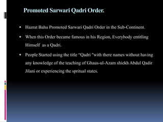 Hazrat Sultan Bahu. | PPT