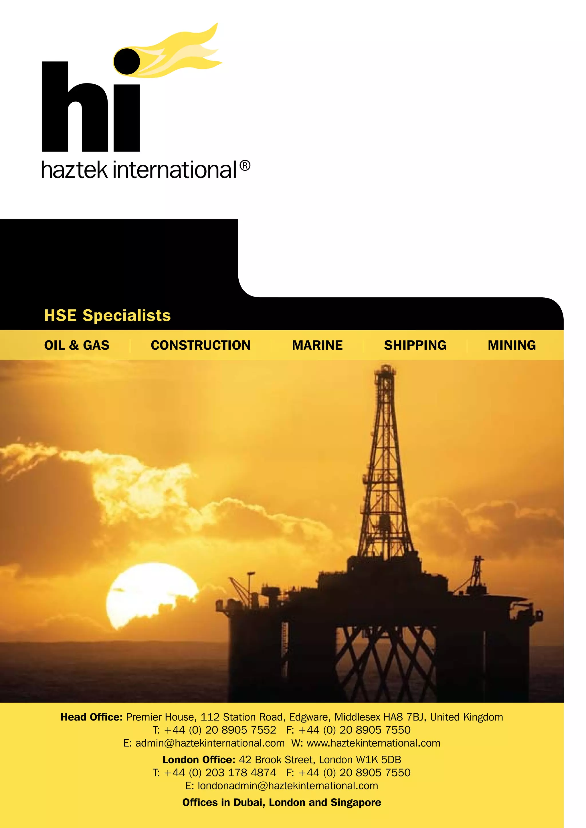 Haztek Brochure | PDF
