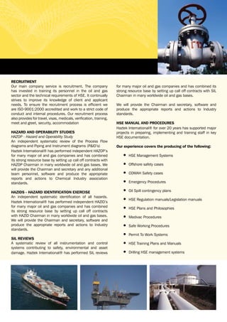 Haztek Brochure | PDF