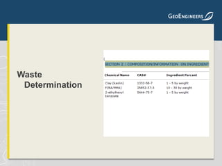 HazWaste: Ten RCRA Compliance Issues that Can Trip You Up | PPT
