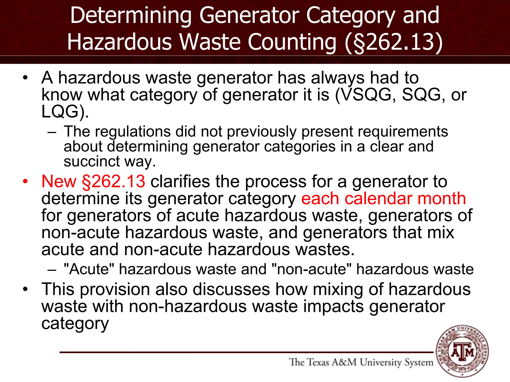 Hazardus Wastes generator important rule .pptx