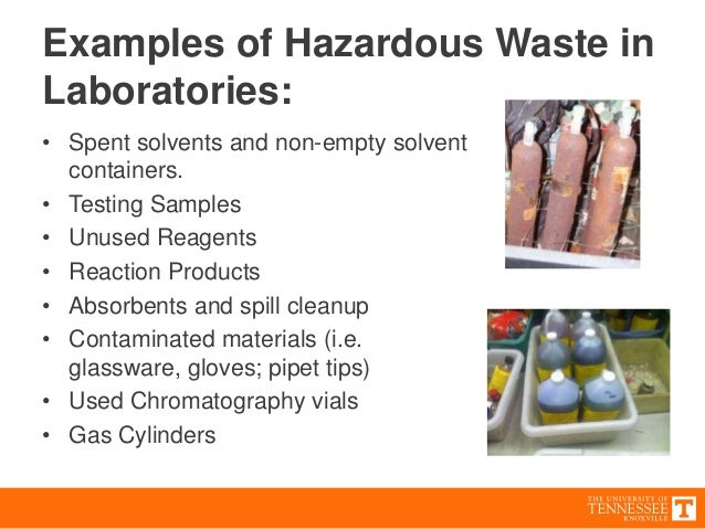 Hazardous Waste Examples