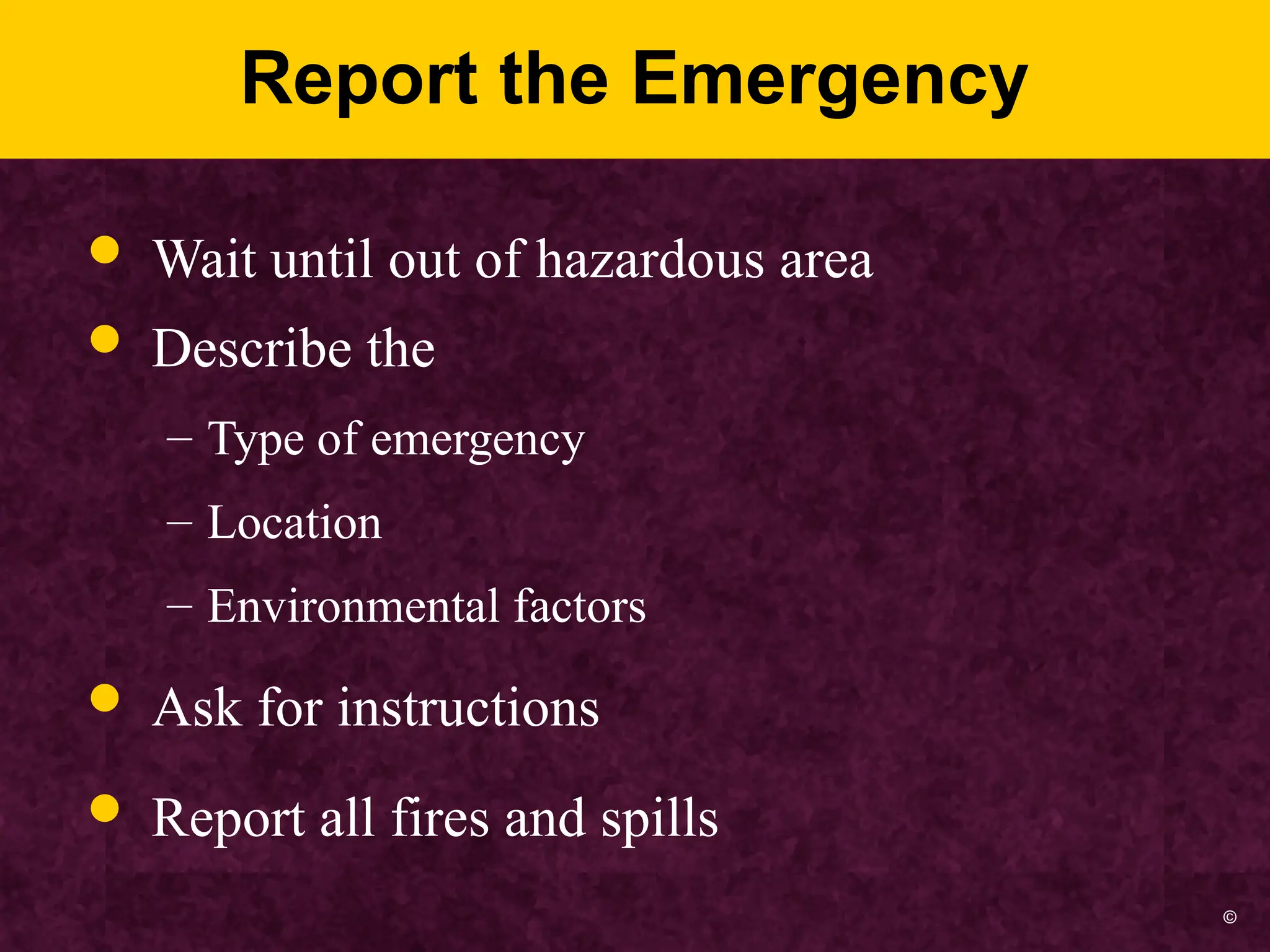 HAZWOPER Awareness Level technique presentation | PPT