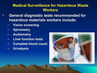 Hazwoper Medical Surveillance3020 | PPT