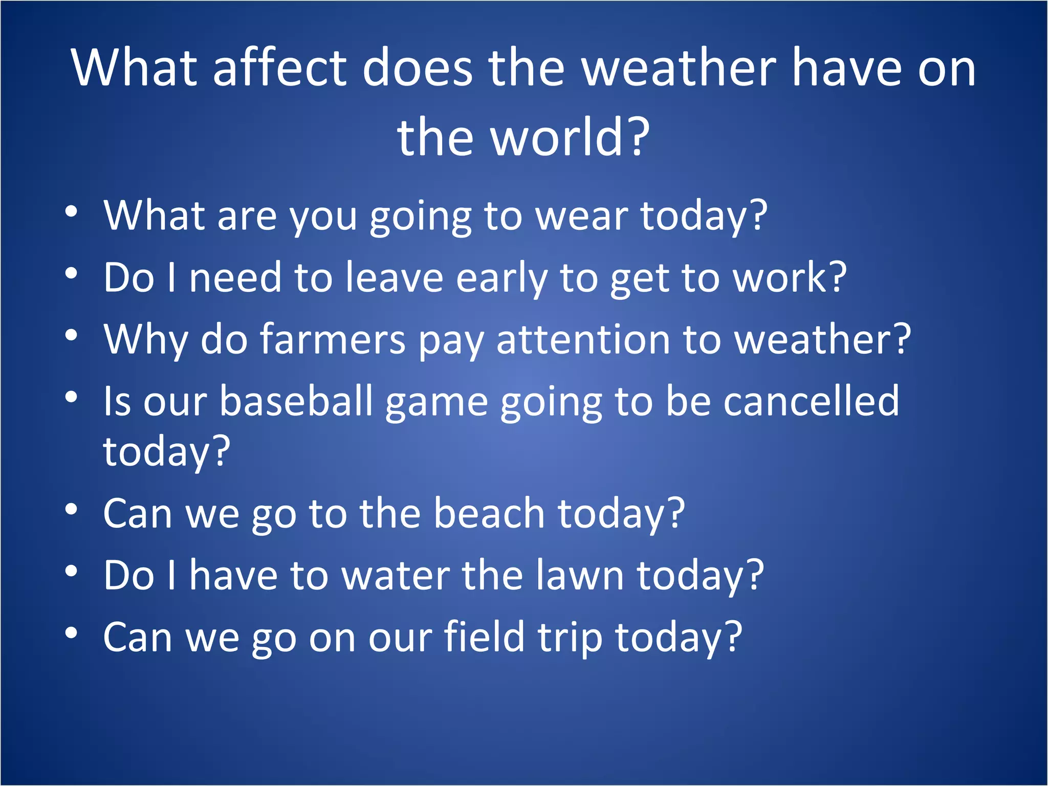 11 weather forecasting | PPT