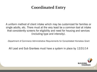 Beginning the Coordinated Entry Process | PDF | Web Conferencing ...
