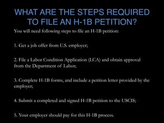HB-1 Visa Frequently Asked Questions | PDF
