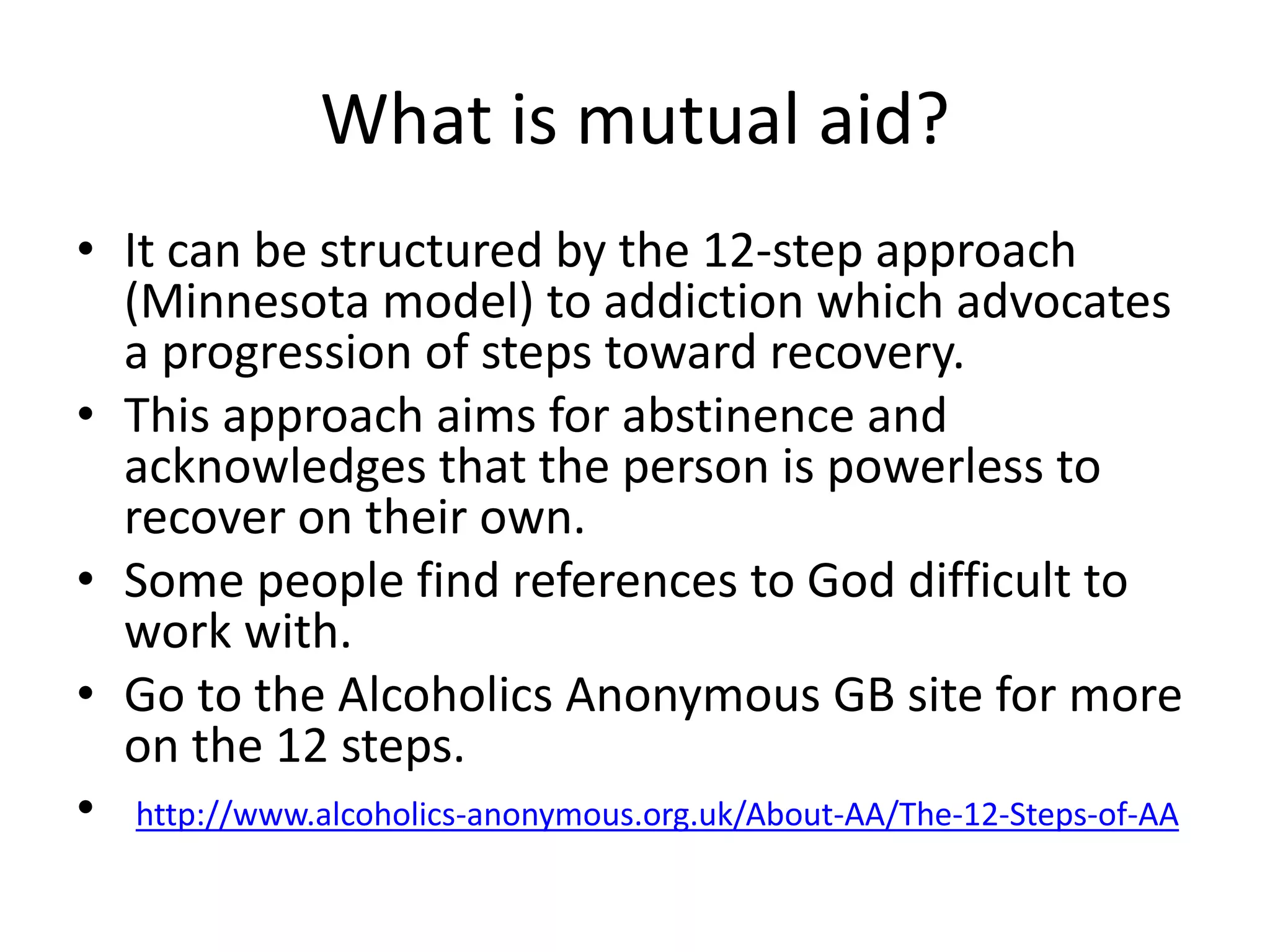 Definitions of mutual aid | PPTX
